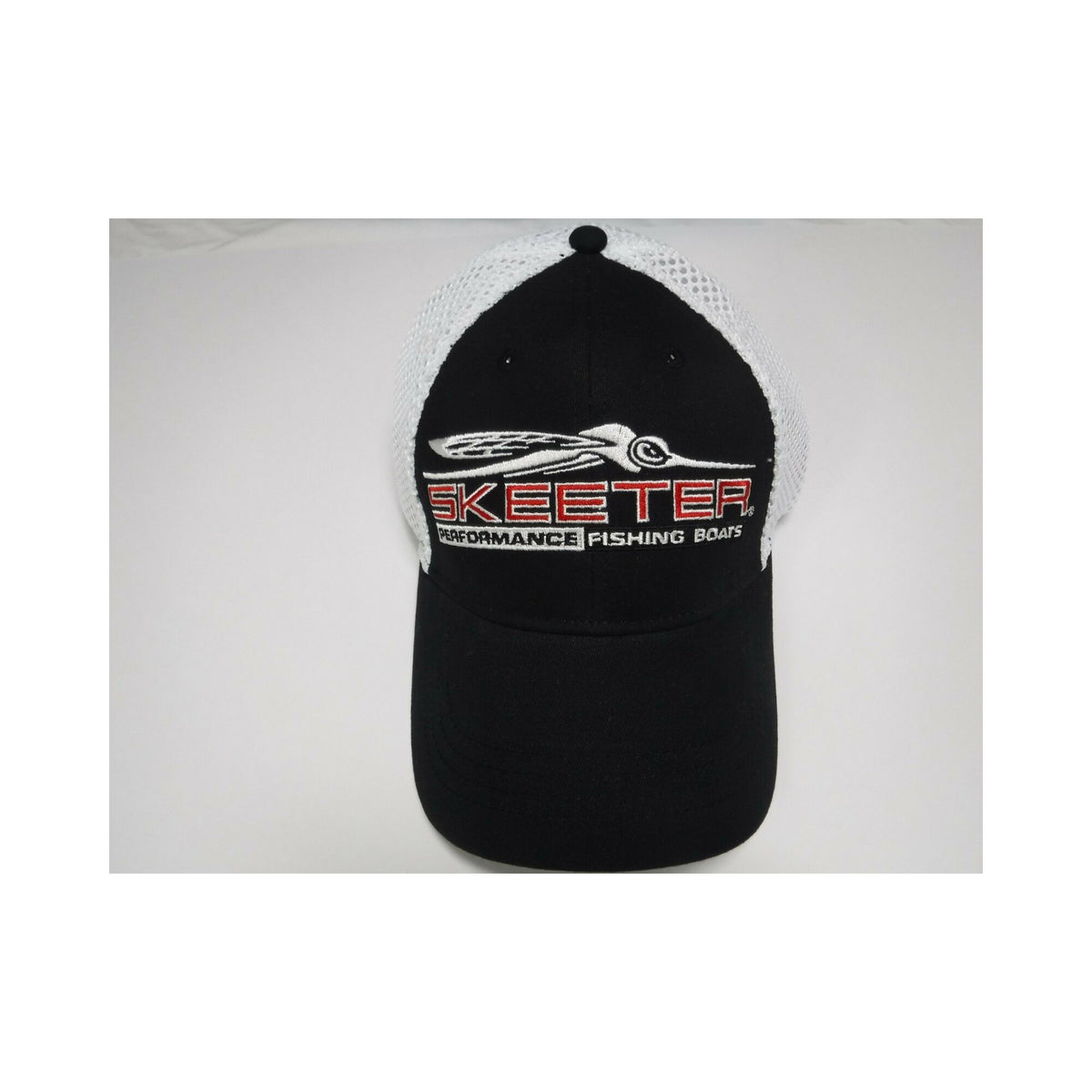 New Authentic Skeeter Richardson Hat/ White Cool Mesh/ Eat Sleep Fish ...