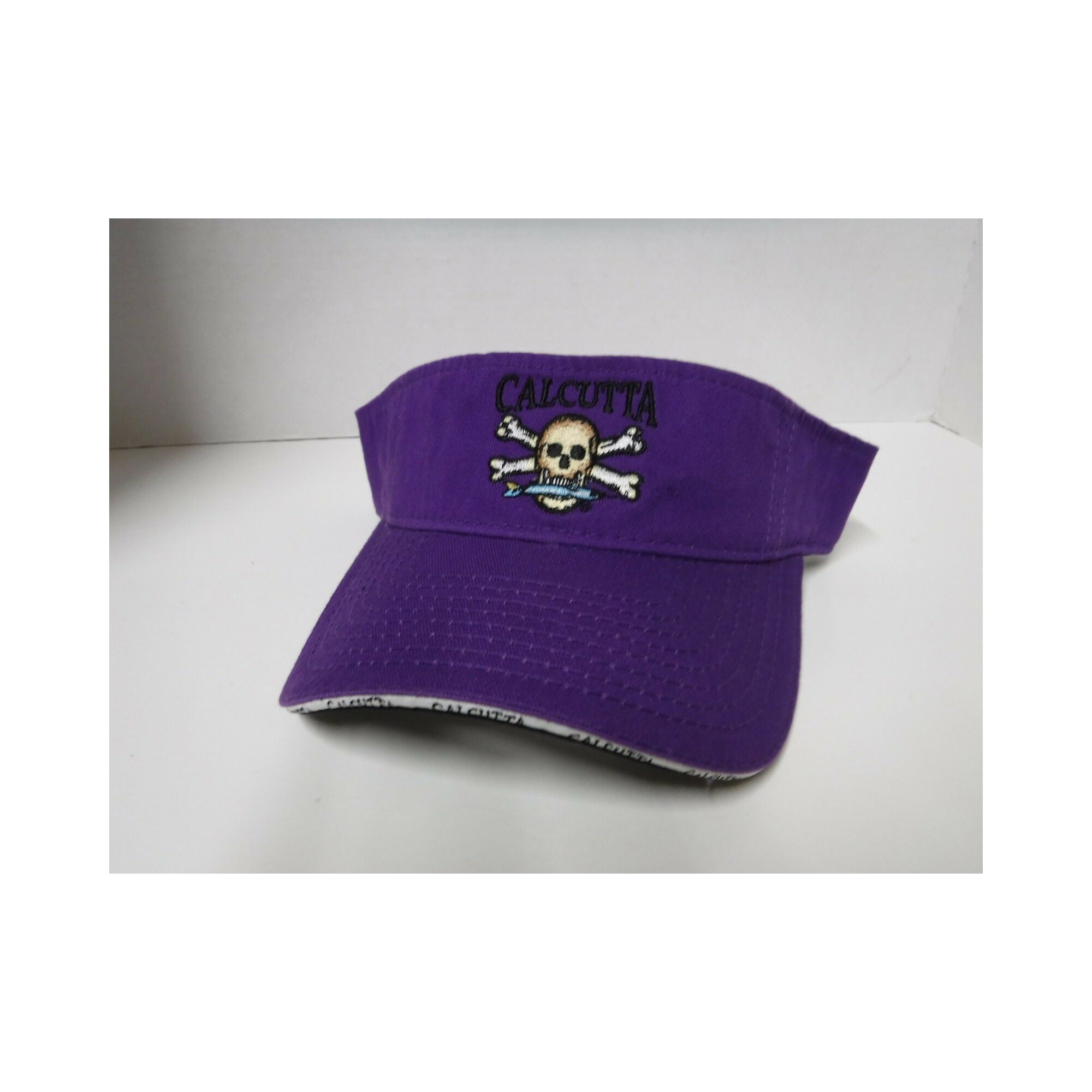 New Calcutta Visor With Logo/ Adjustable PURPLE – The Loft at Bucks Island